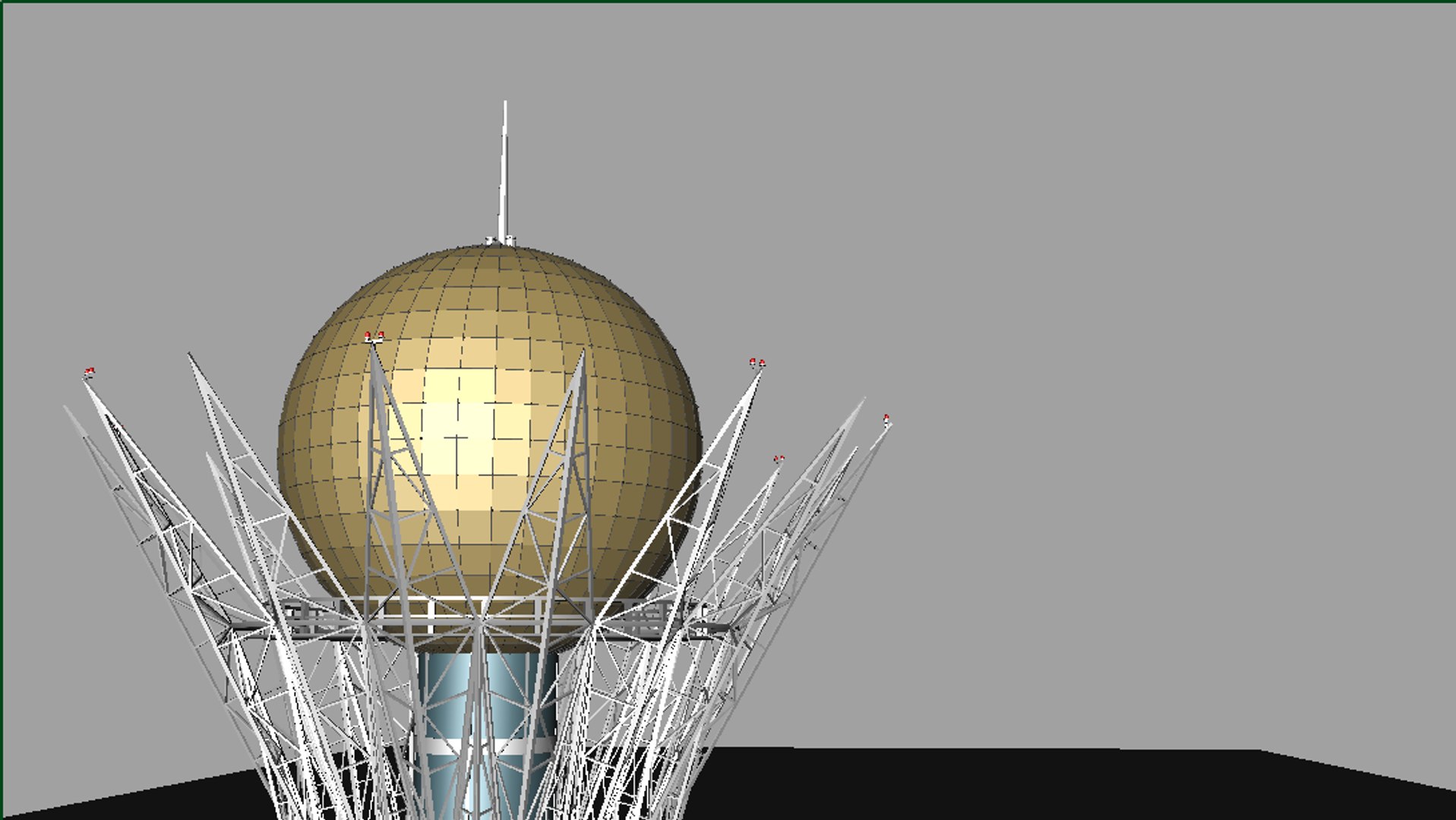 Baiterek Monument 3d Model