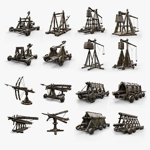 Medieval siege weapons 3D model - TurboSquid 1183995