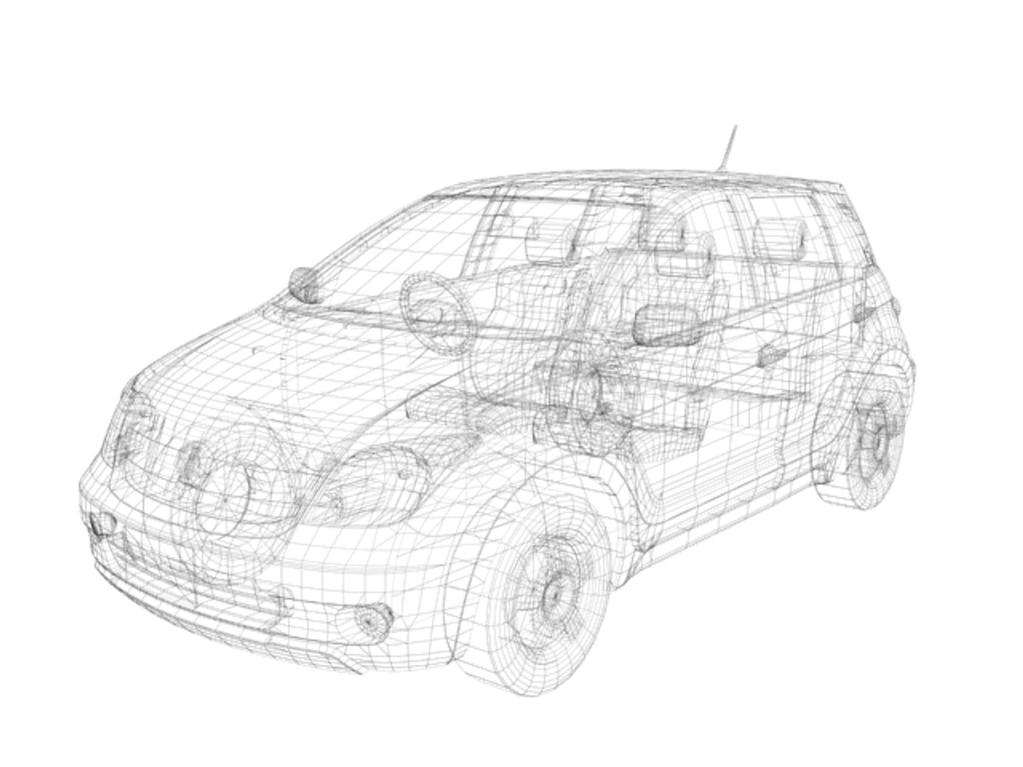 3d Model Toyota Ist