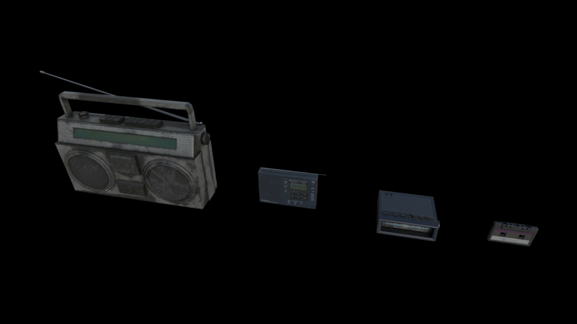 3D Vintage Props Pack Model - TurboSquid 2111145