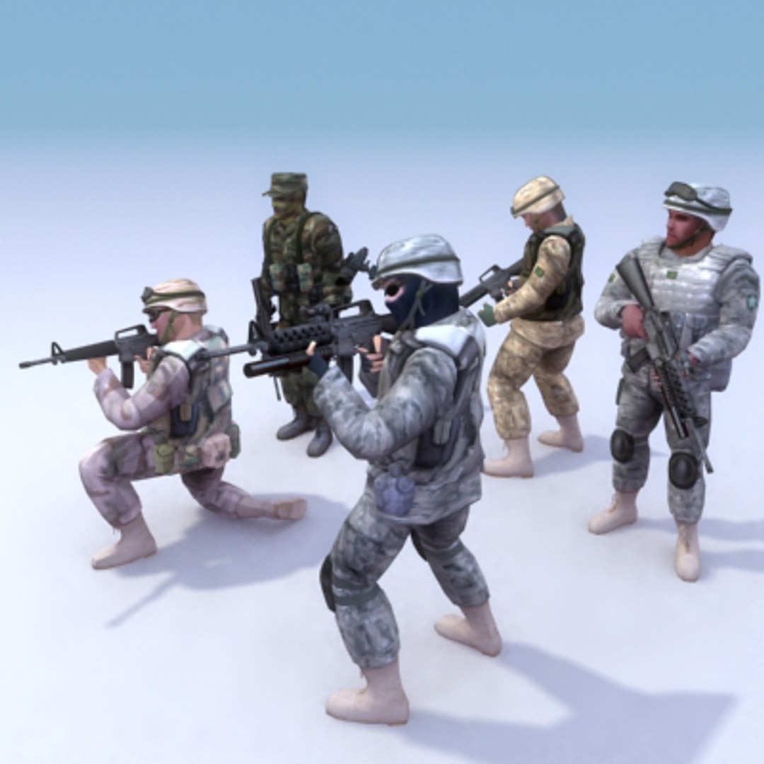 Usarmy Military 3d Model