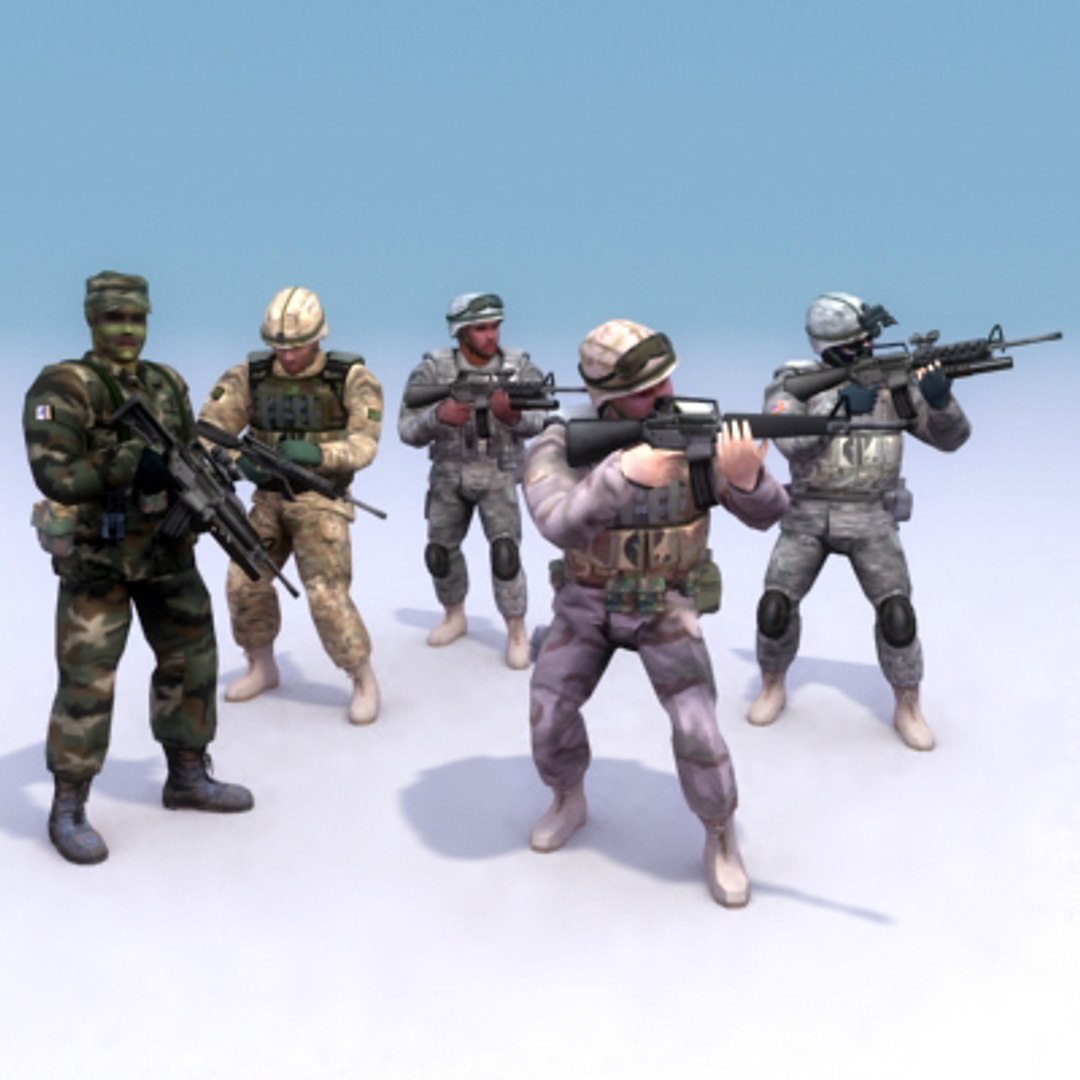 Usarmy Military 3d Model