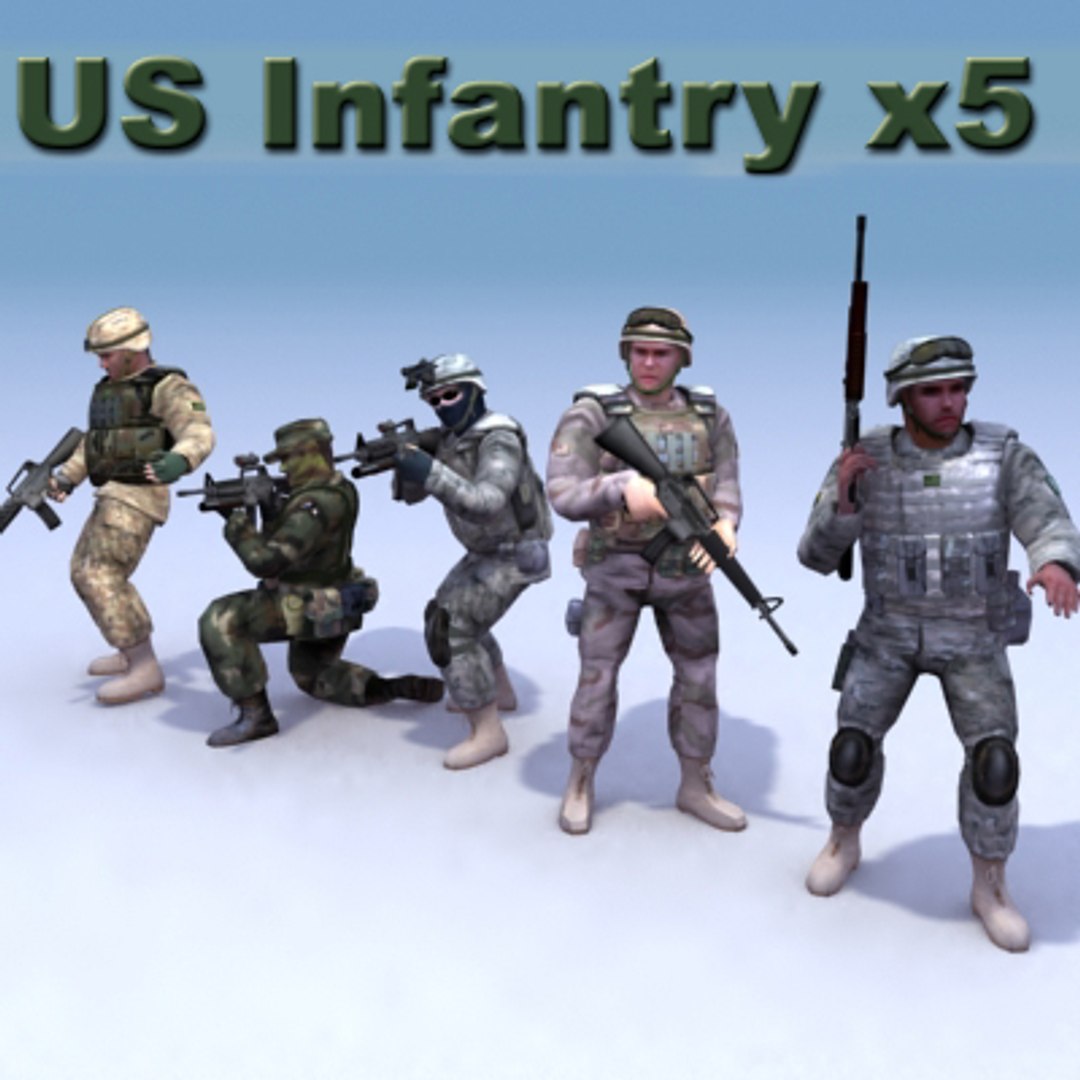 Usarmy Military 3d Model