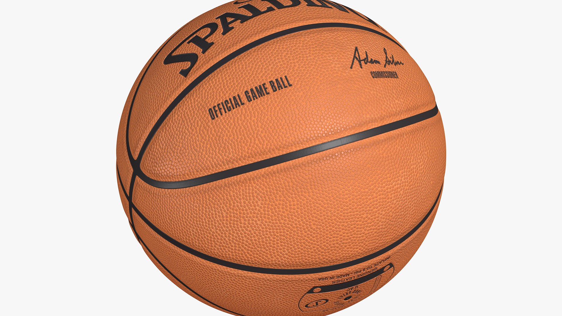 Realistic Basketball Ball Spalding Official 8K 3D - TurboSquid 2036527