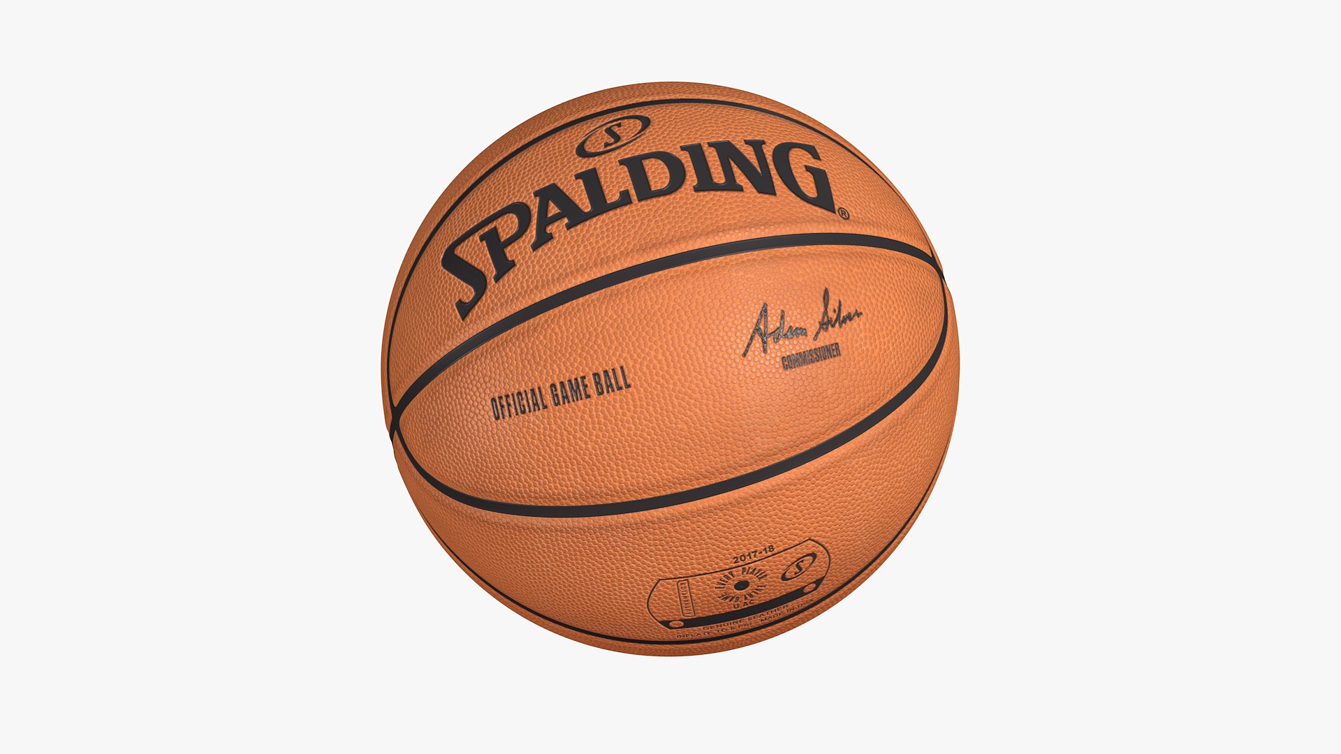 Realistic Basketball Ball Spalding Official 8K 3D - TurboSquid 2036527