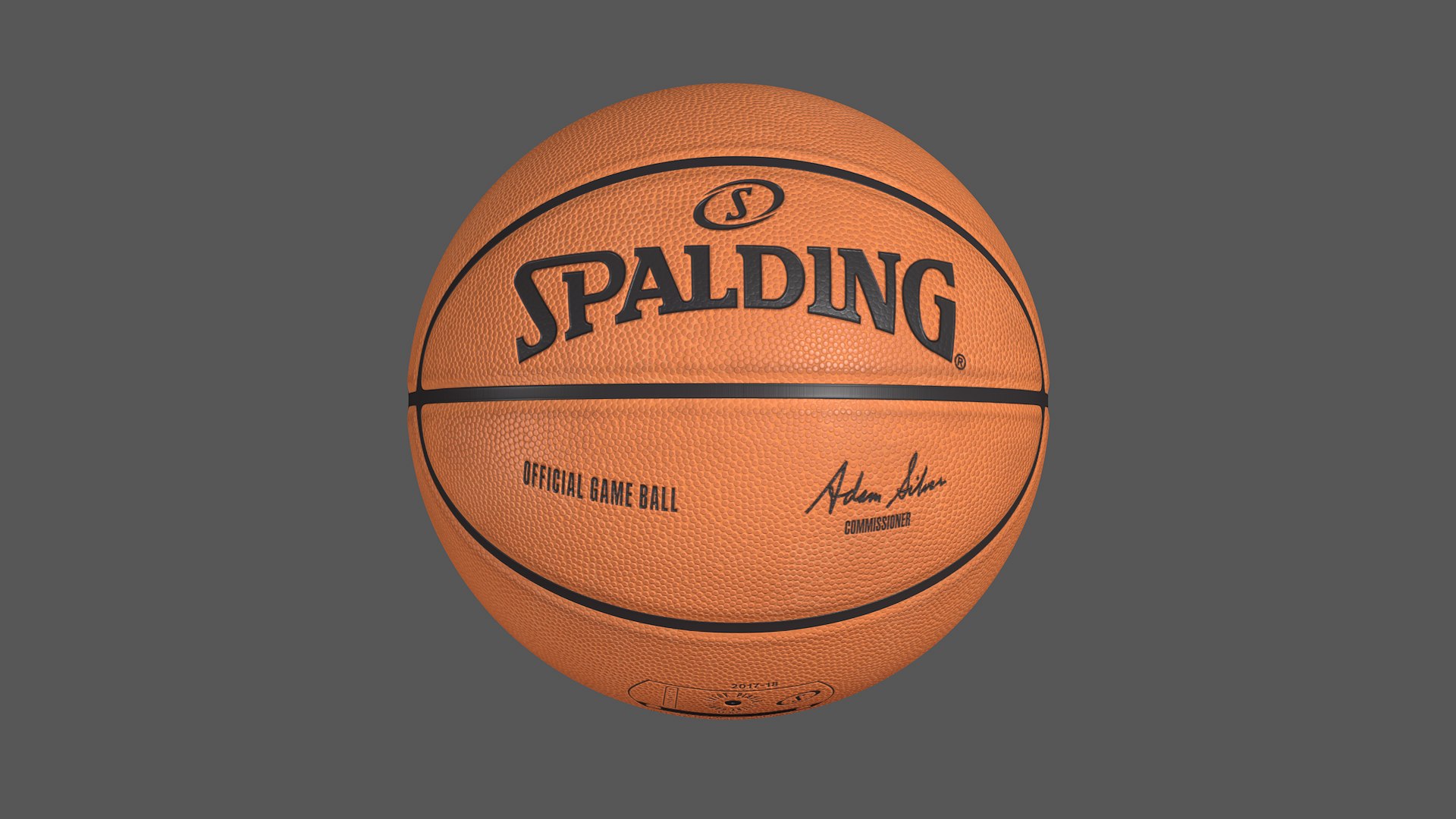 Realistic Basketball Ball Spalding Official 8K 3D - TurboSquid 2036527