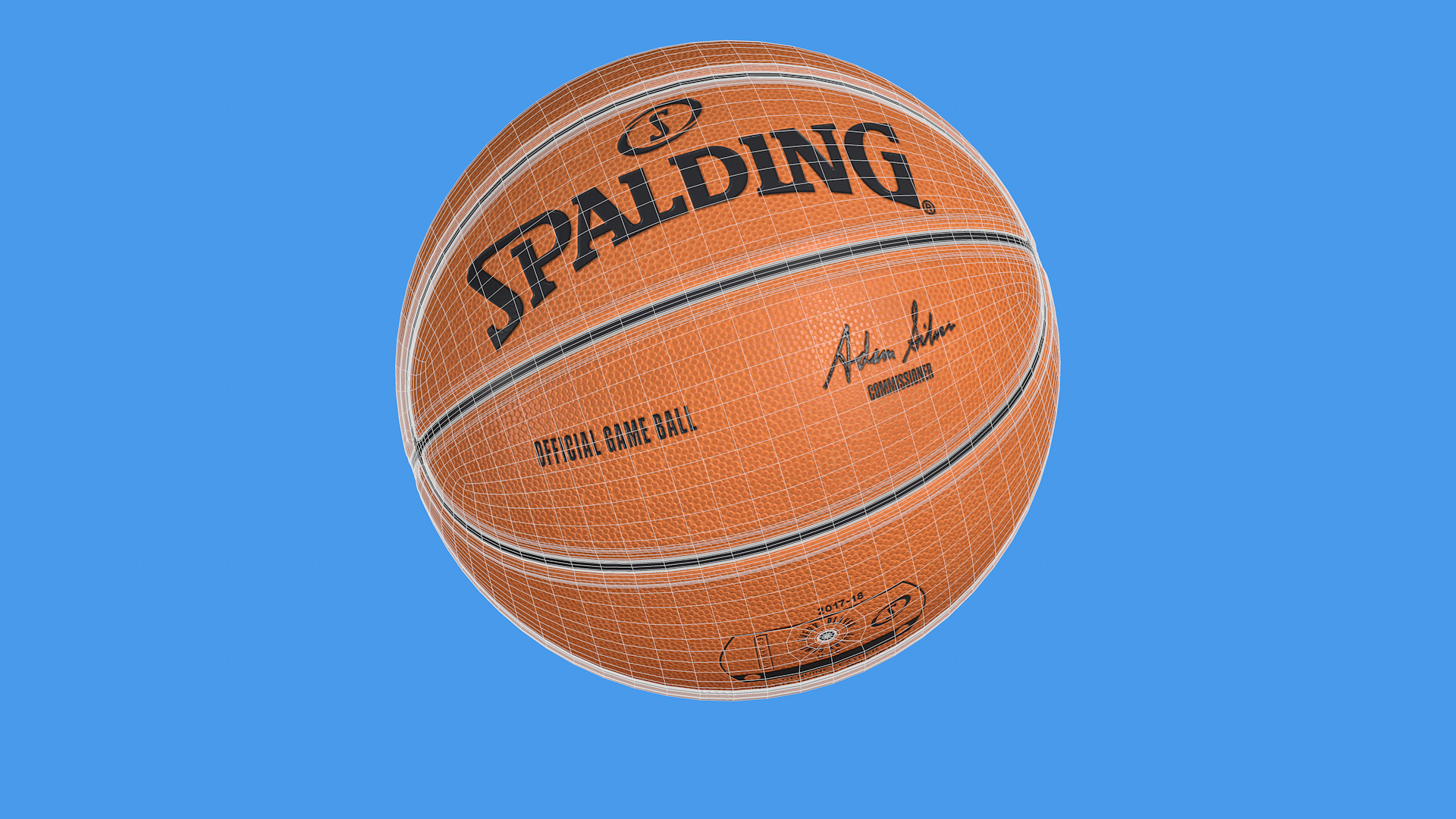 Realistic Basketball Ball Spalding Official 8K 3D - TurboSquid 2036527