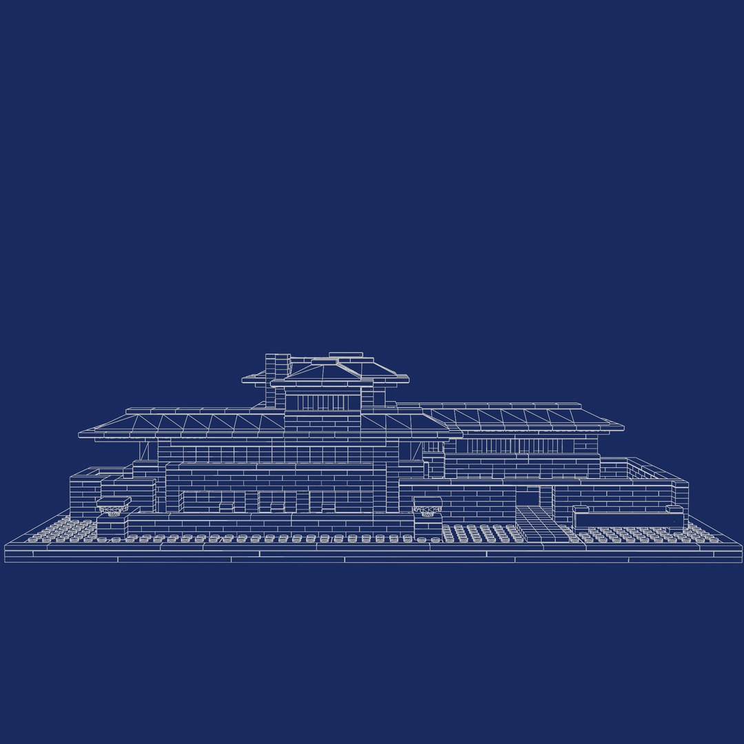 Lego Architecture - Robie House 3D model - TurboSquid 1867250
