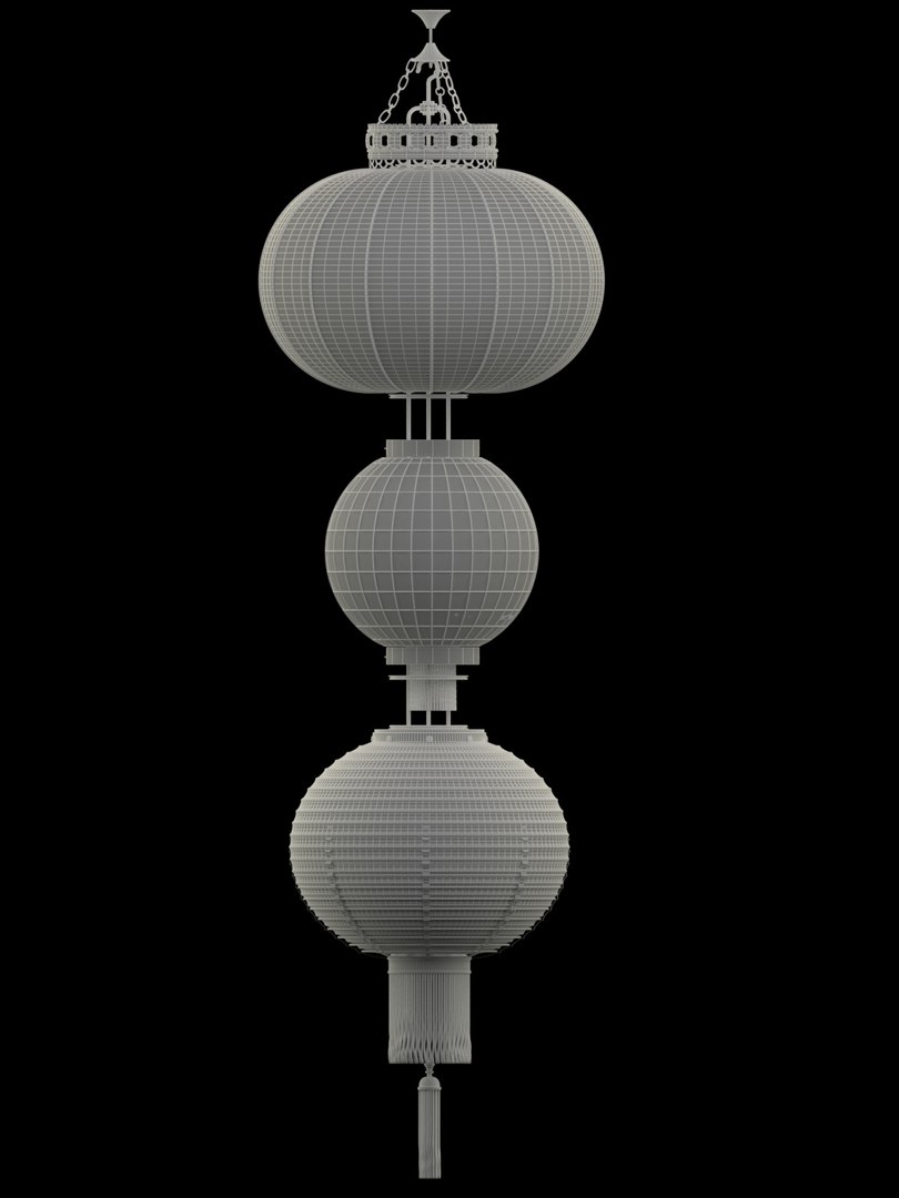 3D Chinese Red Lantern Model - TurboSquid 1600653