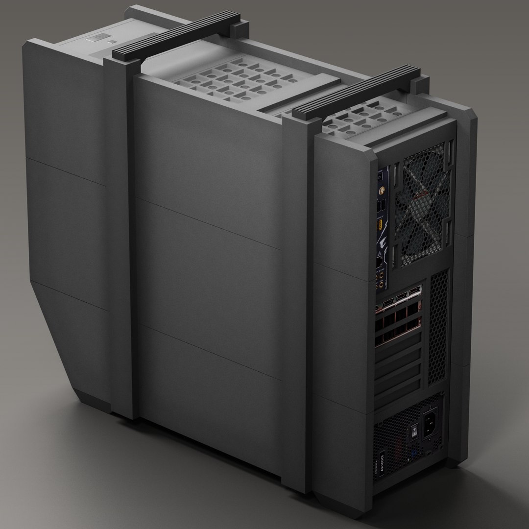 3D Model Brutalist PC Case II - TurboSquid 2068157
