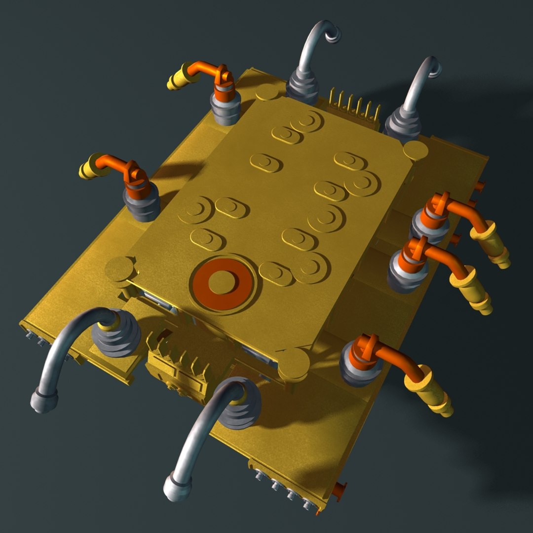 Subsea Production Manifold 3d Obj