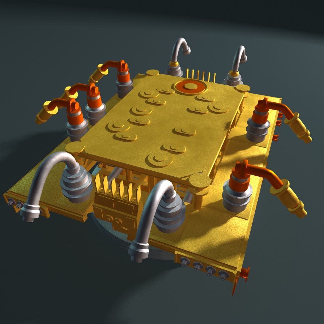 Subsea Production Manifold 3d Obj