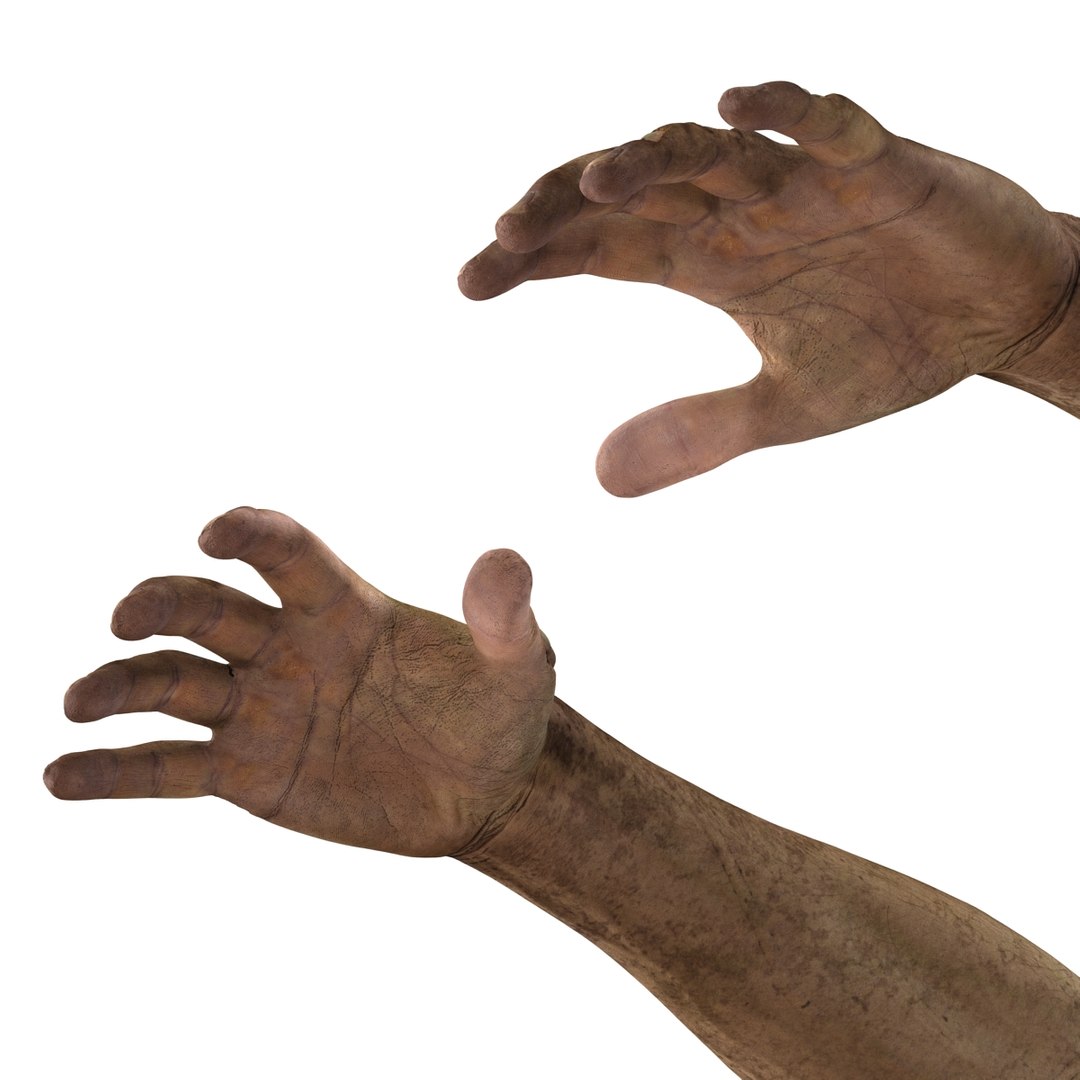3d Zombie Hands