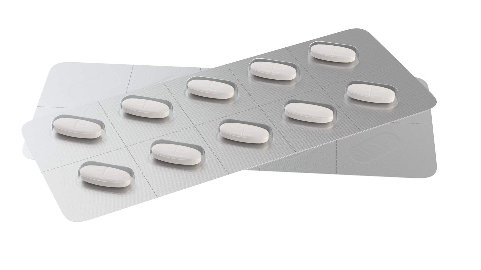 Pills Blister Pack 3D - TurboSquid 2152589