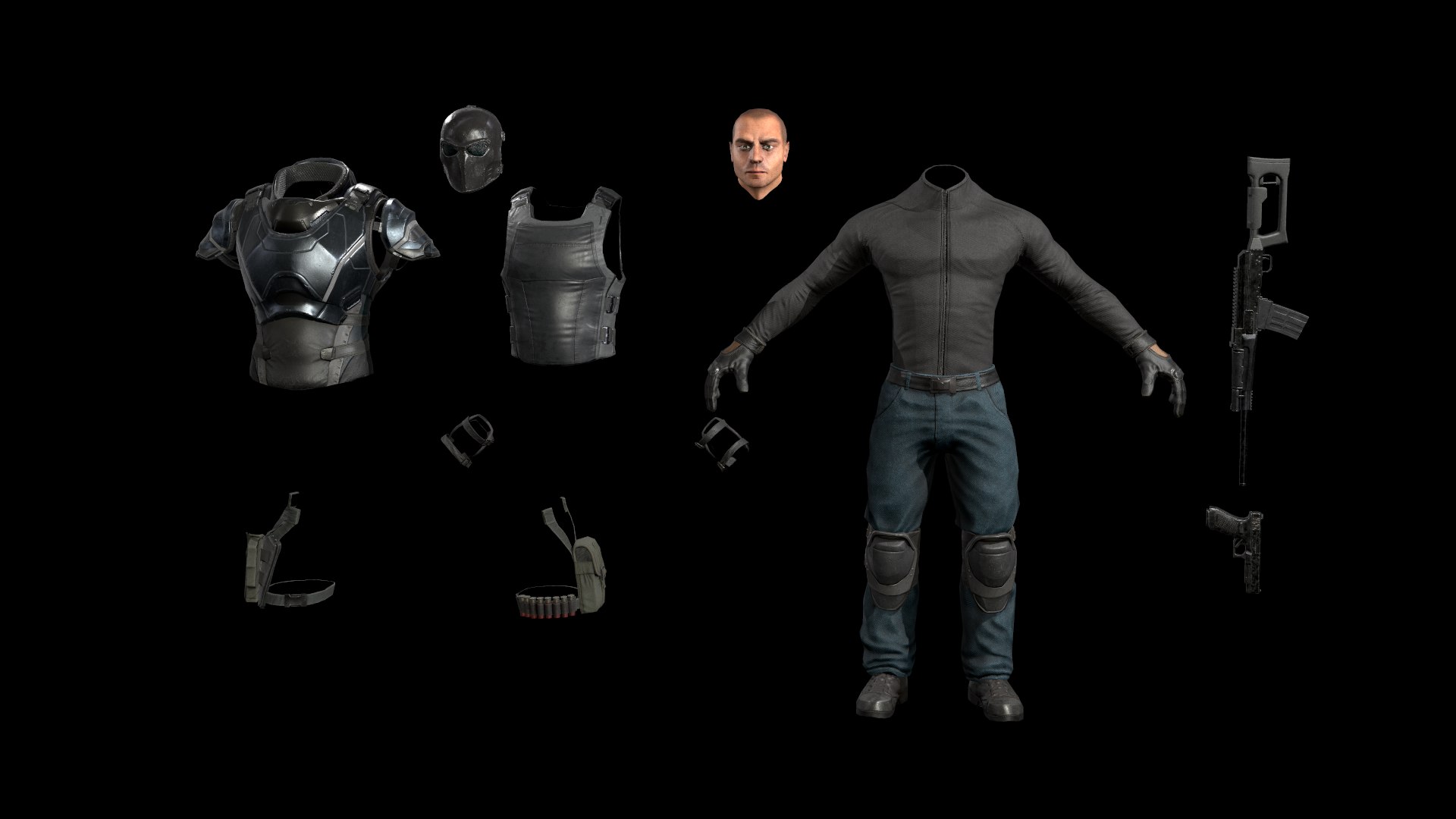 Character Raider 3D Model - TurboSquid 1657942