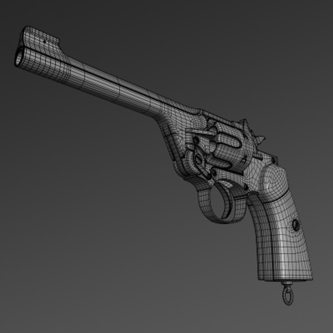Free Obj Model Revolving Pistol