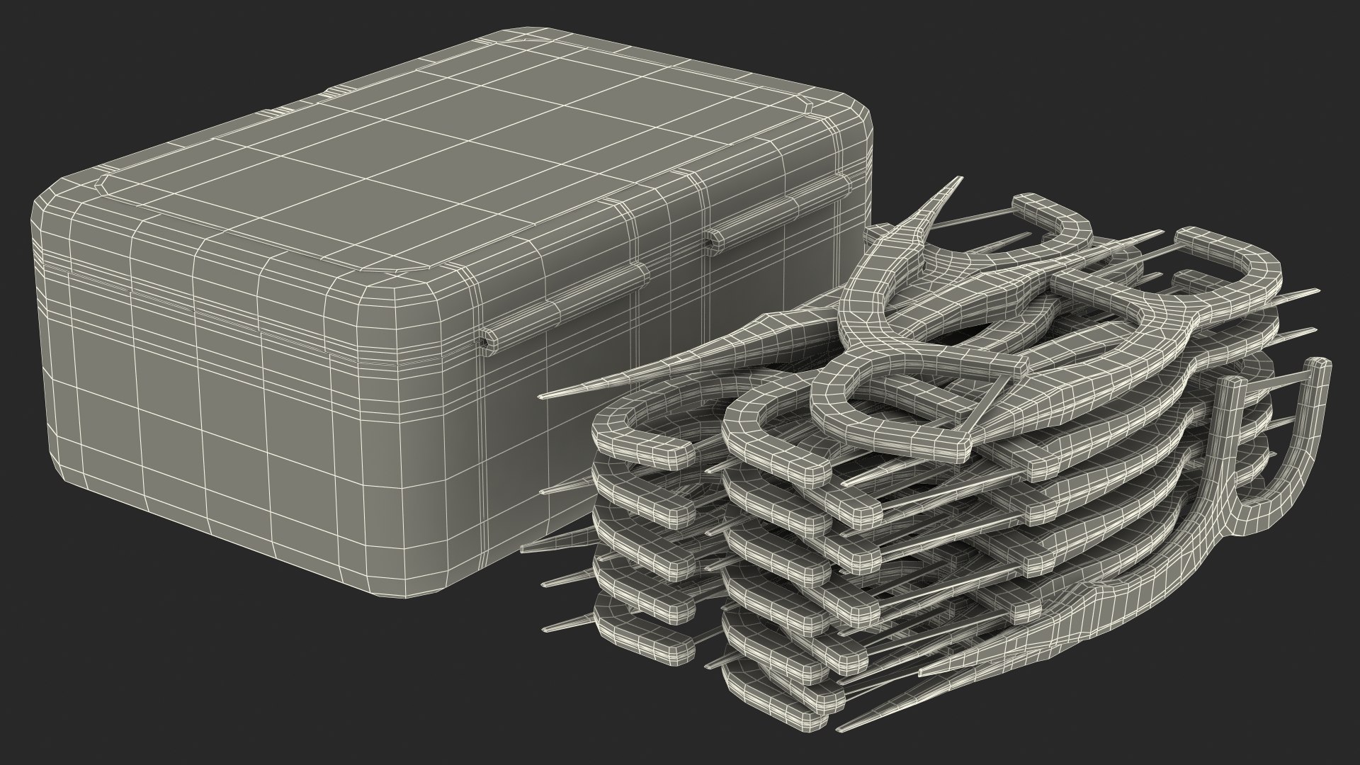 3D Dental Floss Toothpicks Box model - TurboSquid 1736771