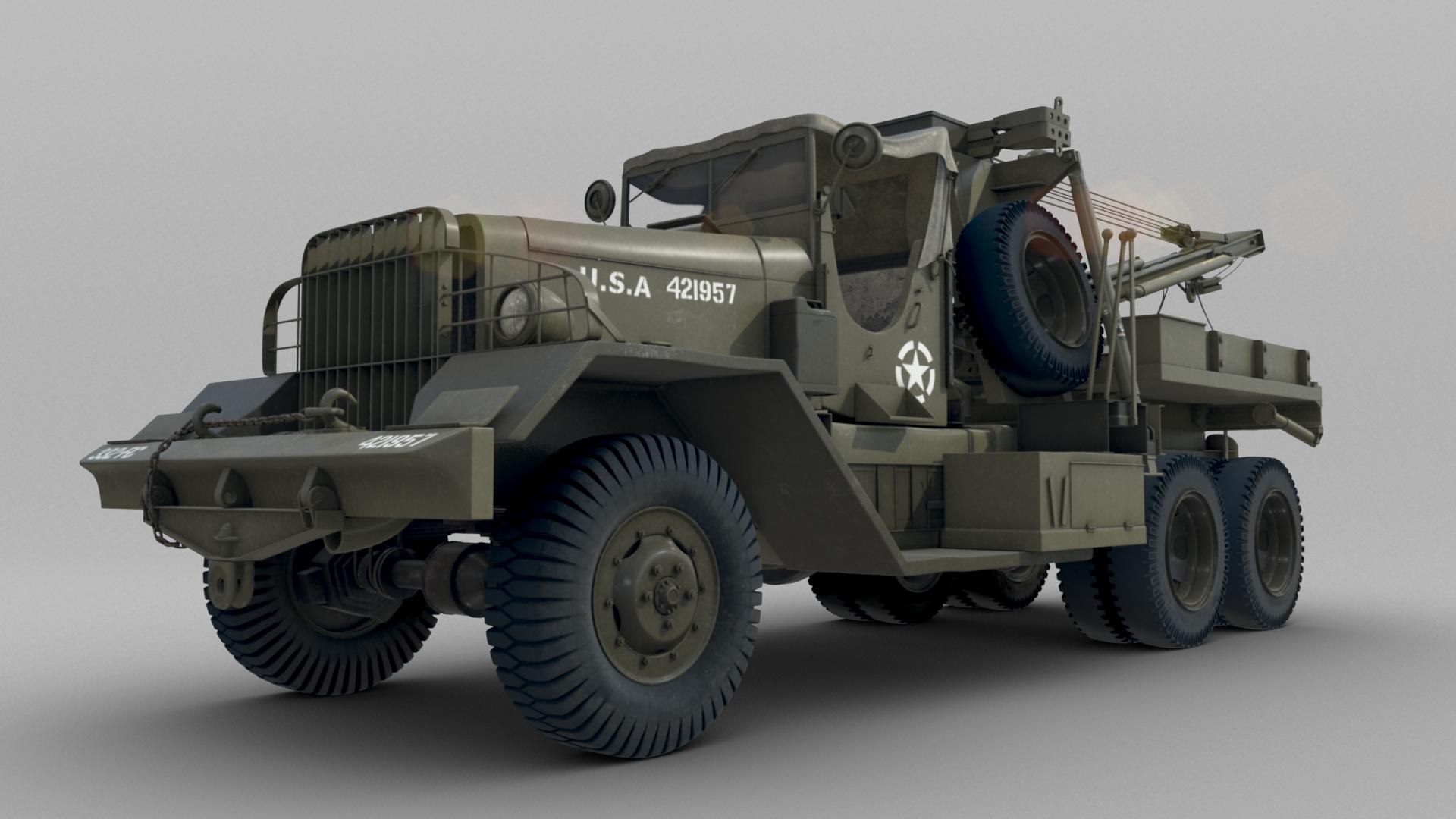 army ward diamond t 3d model