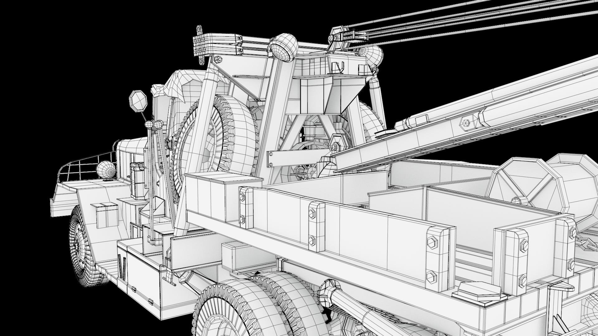 army ward diamond t 3d model