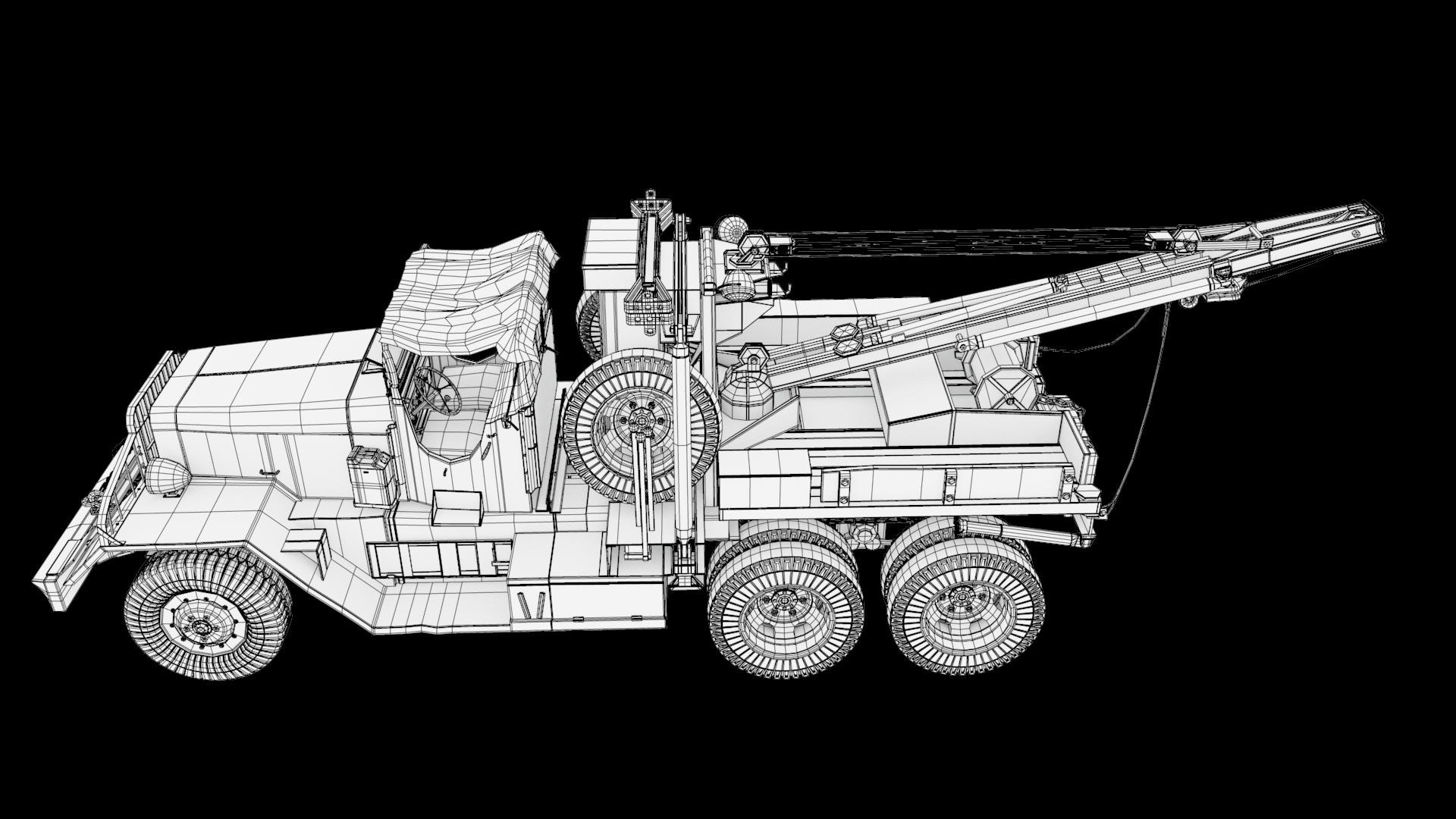 army ward diamond t 3d model