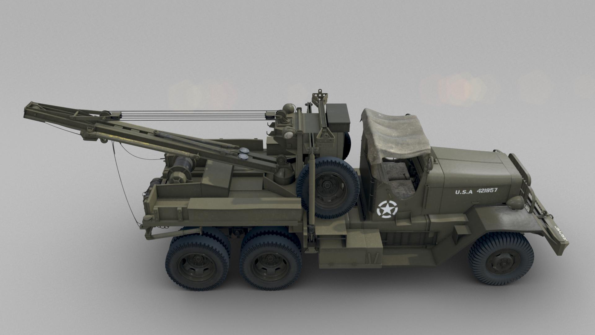 army ward diamond t 3d model