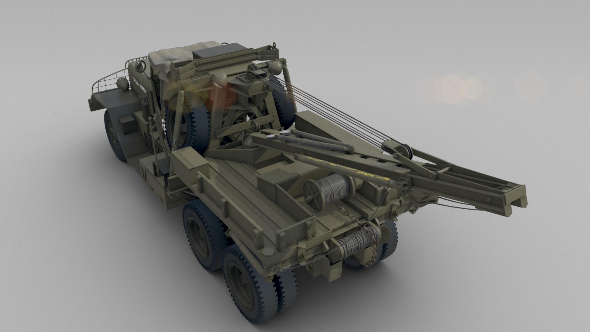 army ward diamond t 3d model