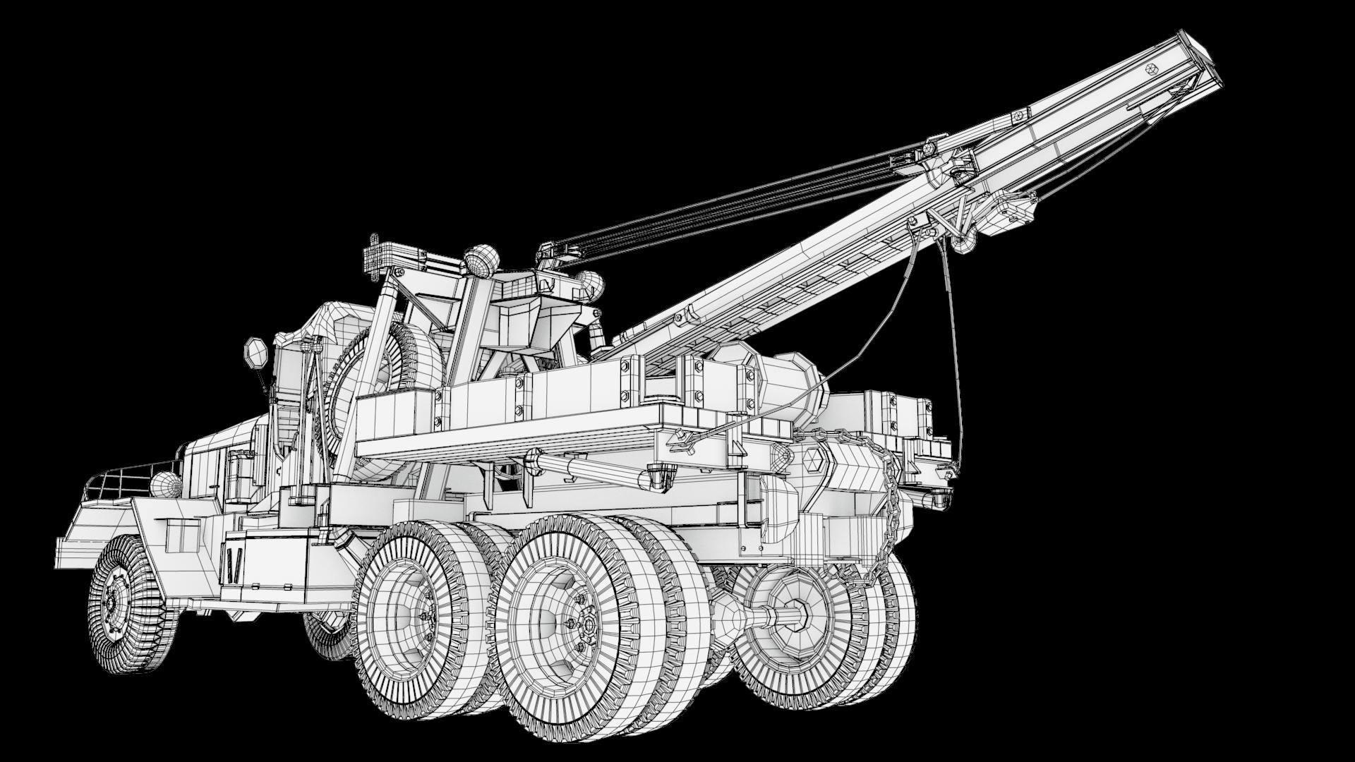 army ward diamond t 3d model