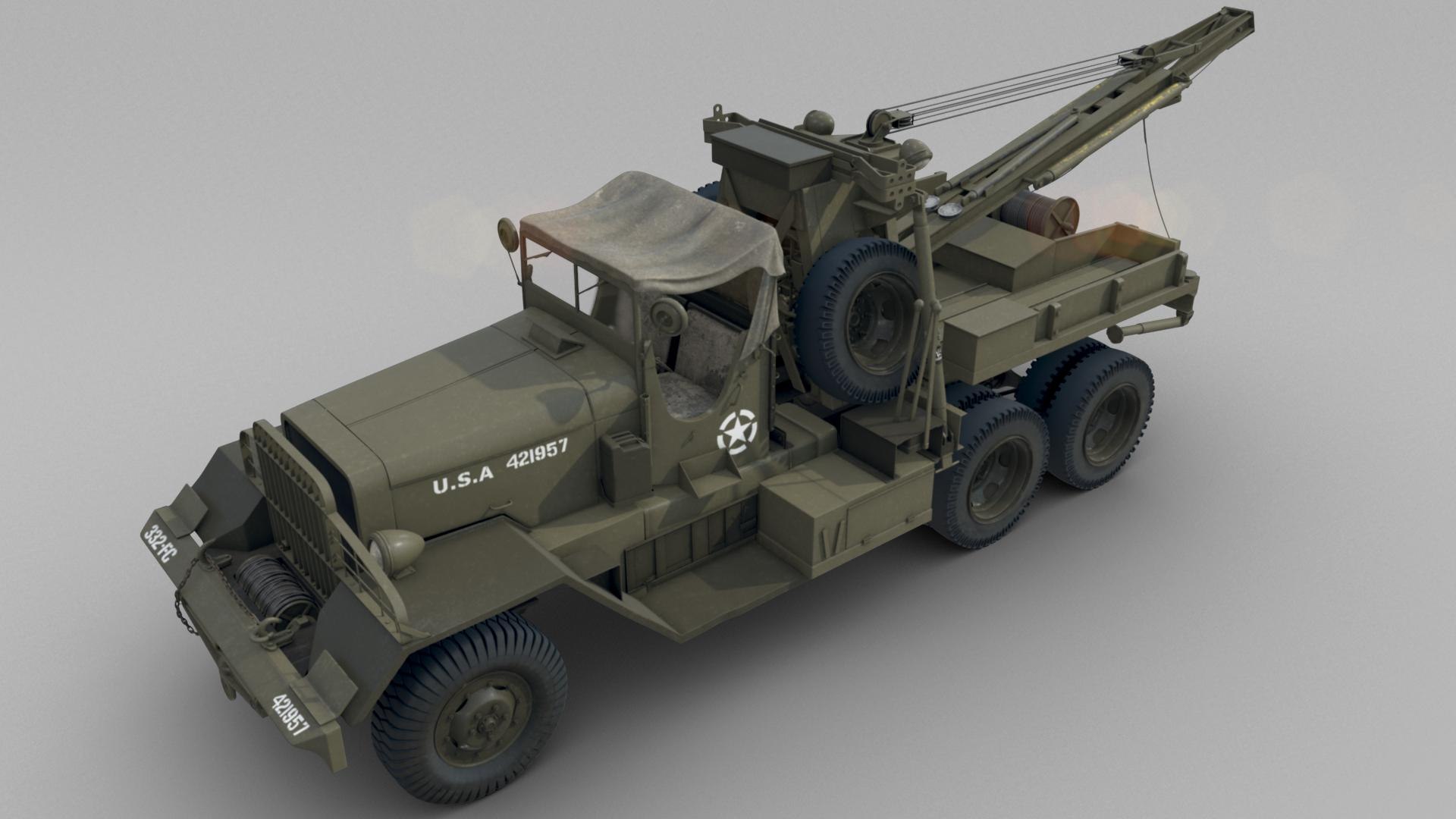 army ward diamond t 3d model