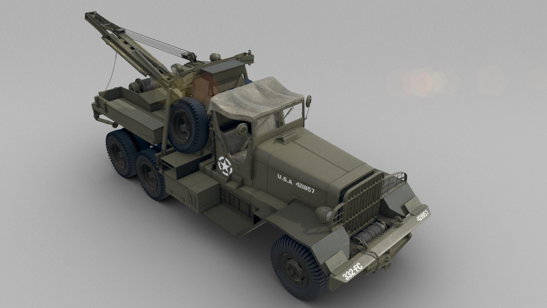 army ward diamond t 3d model
