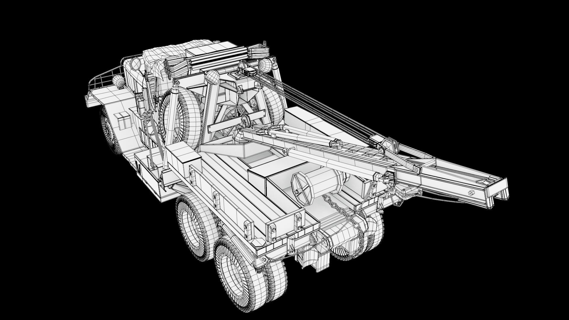 army ward diamond t 3d model