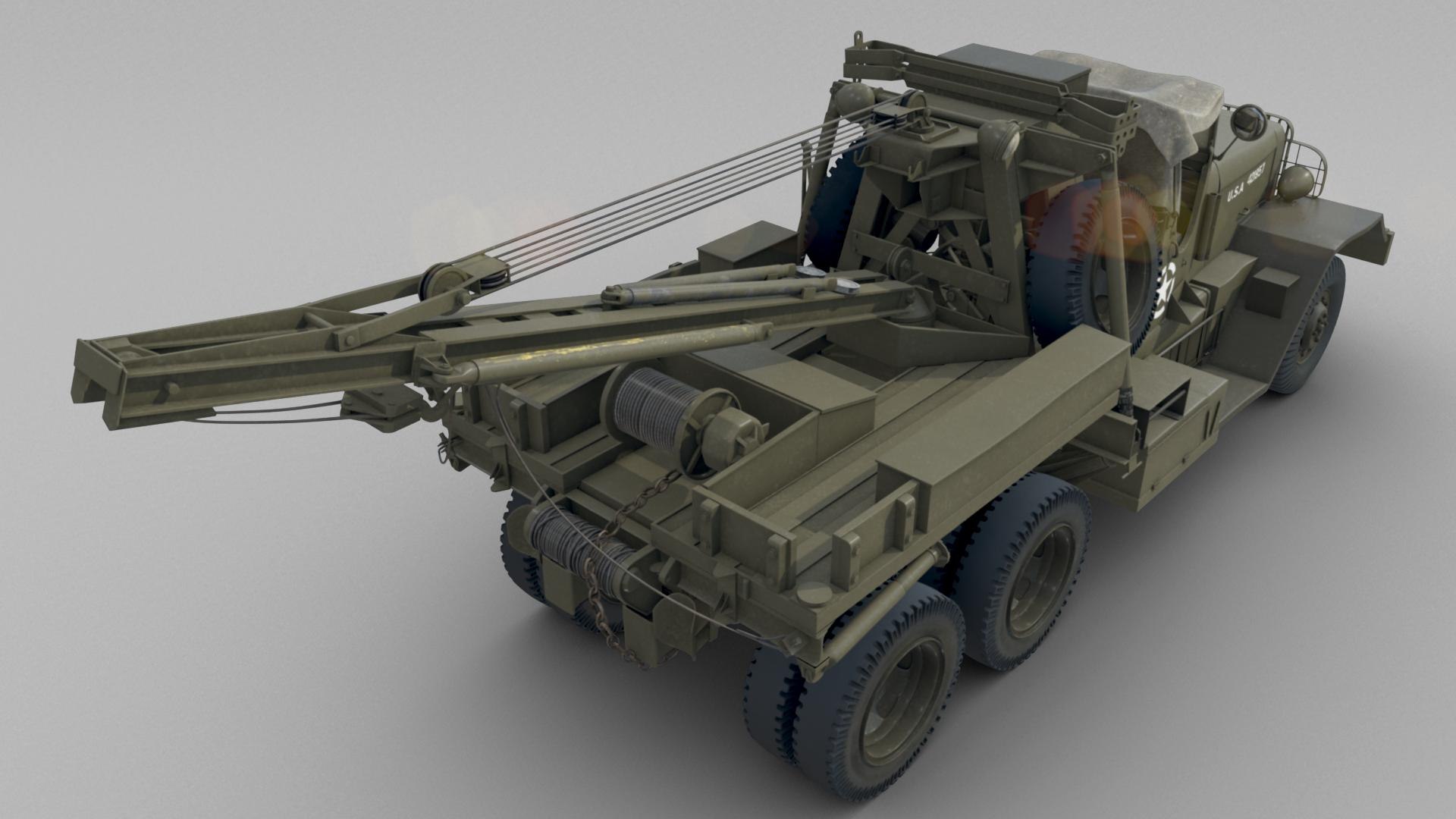 army ward diamond t 3d model