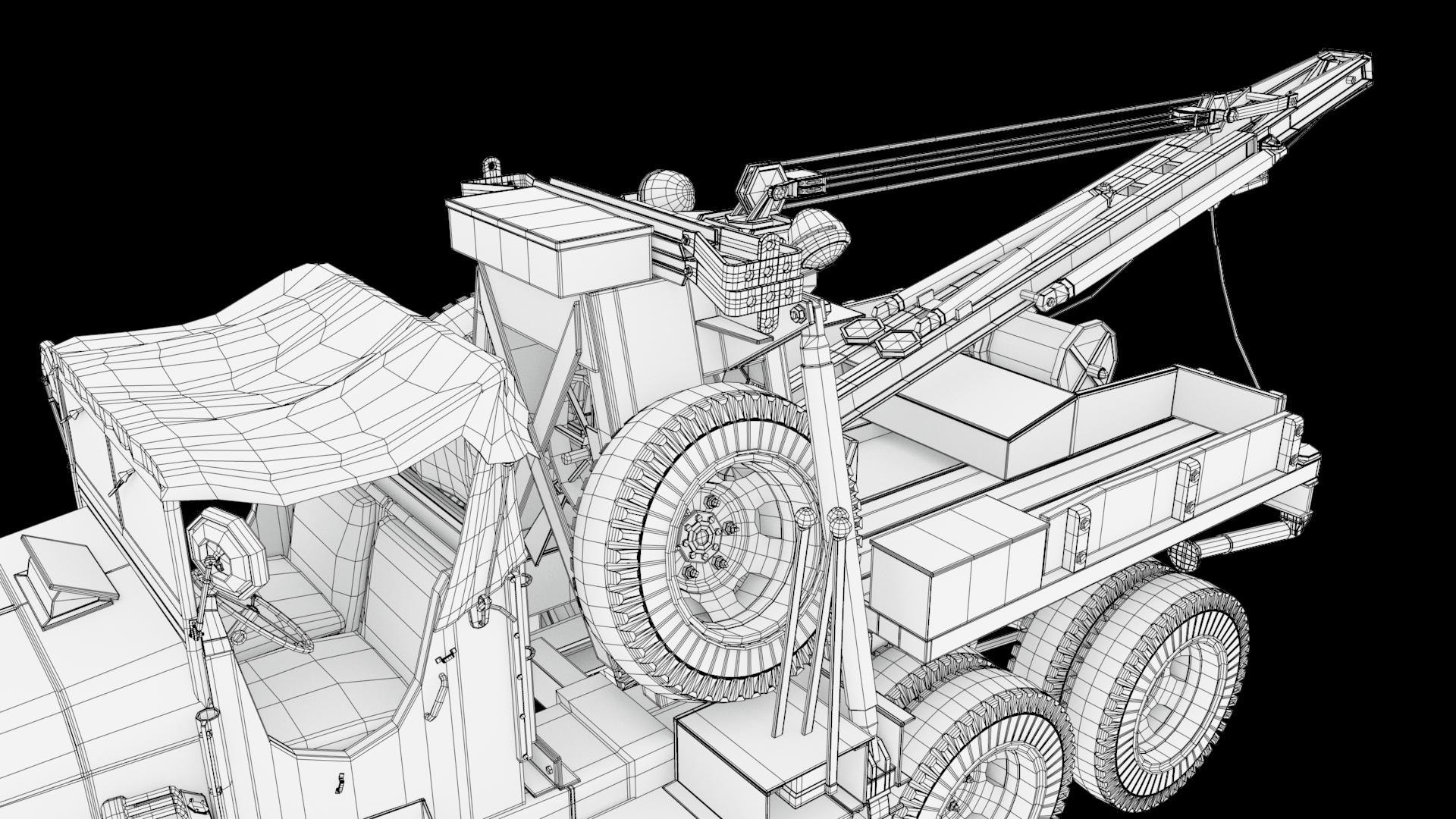 army ward diamond t 3d model