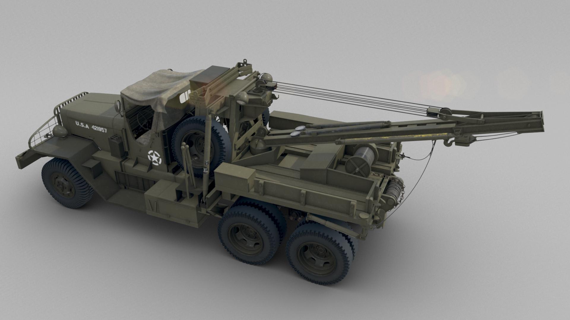army ward diamond t 3d model