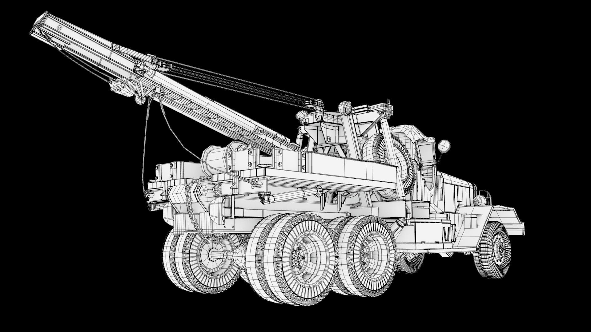 army ward diamond t 3d model