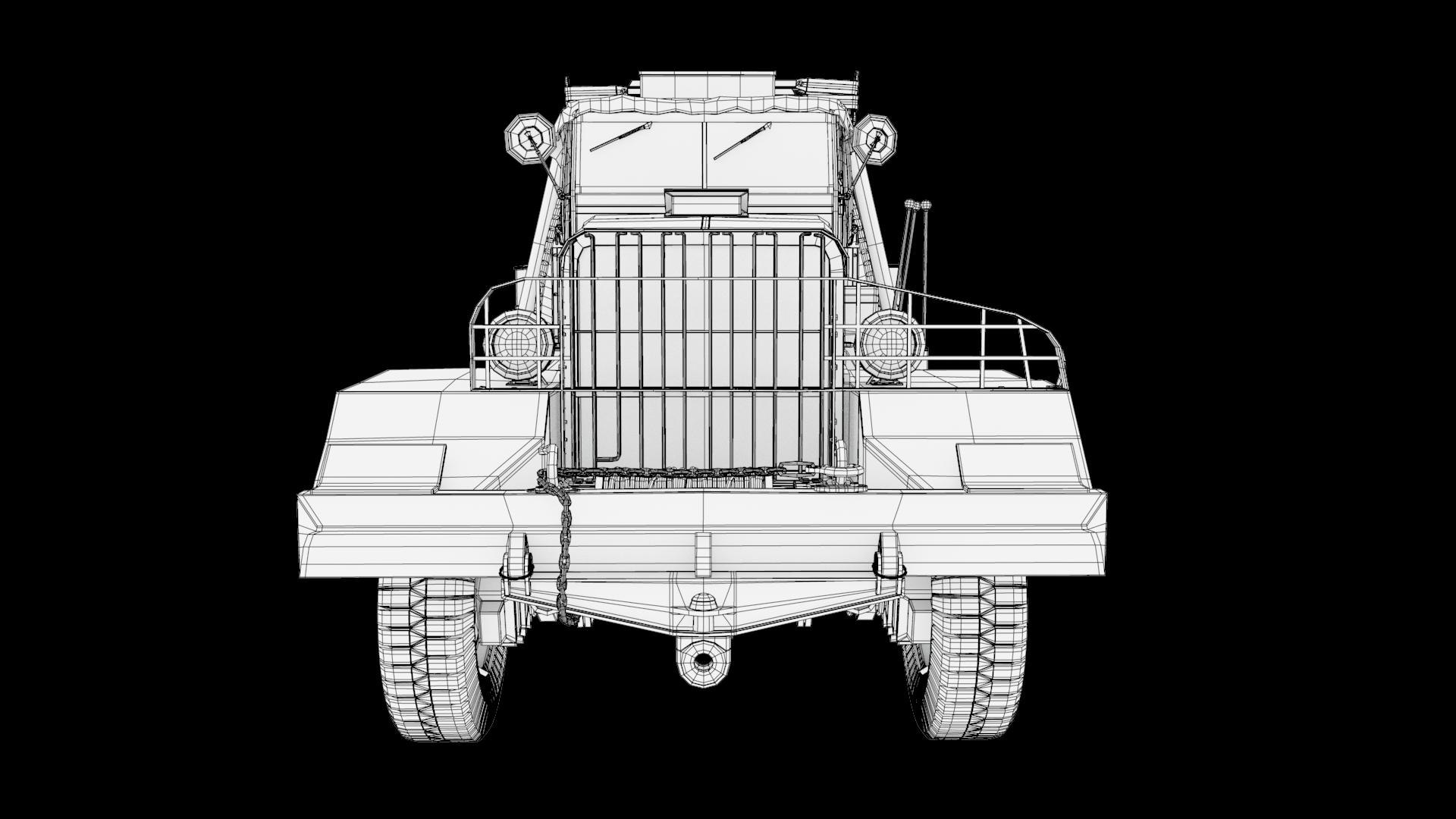 army ward diamond t 3d model