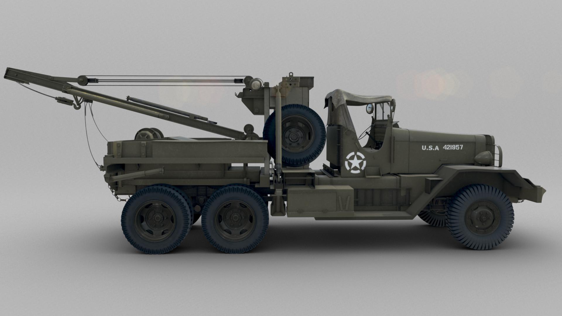 army ward diamond t 3d model