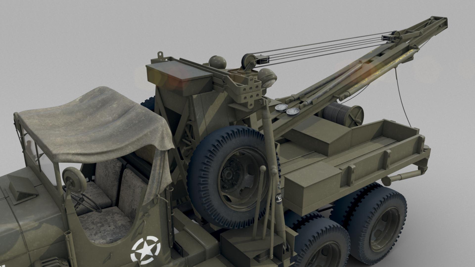 army ward diamond t 3d model
