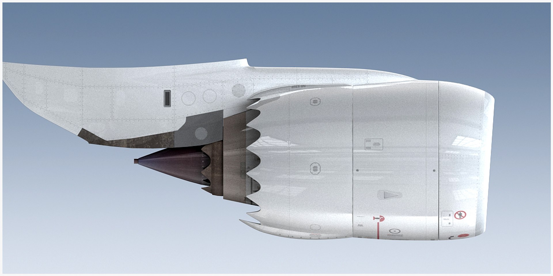 3D Boeing 747-8 Engine - TurboSquid 1464252