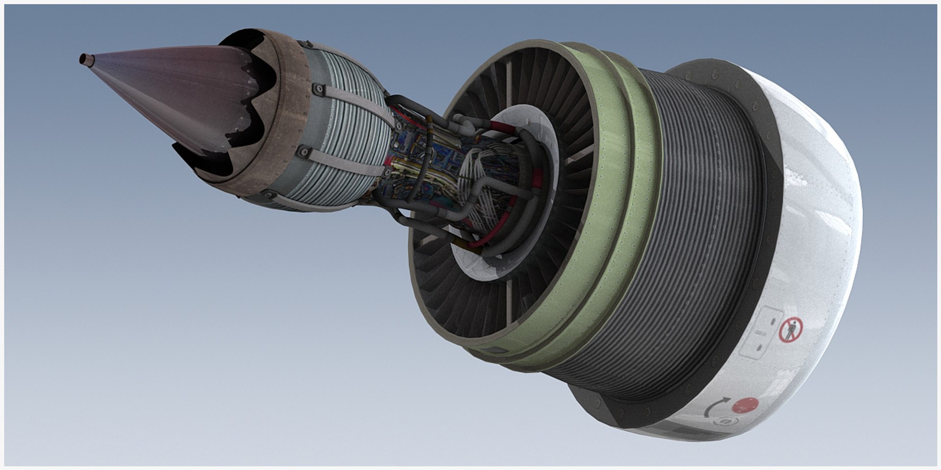 3D Boeing 747-8 Engine - TurboSquid 1464252