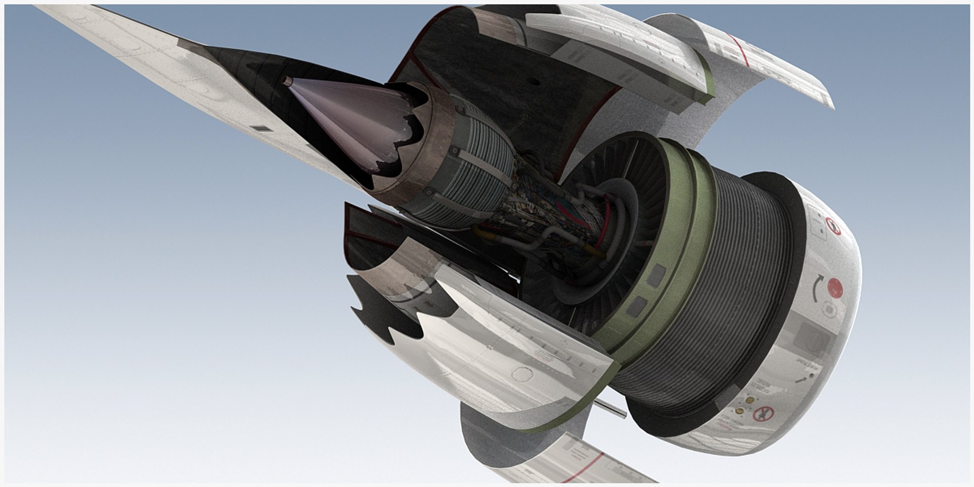 3D Boeing 747-8 Engine - TurboSquid 1464252