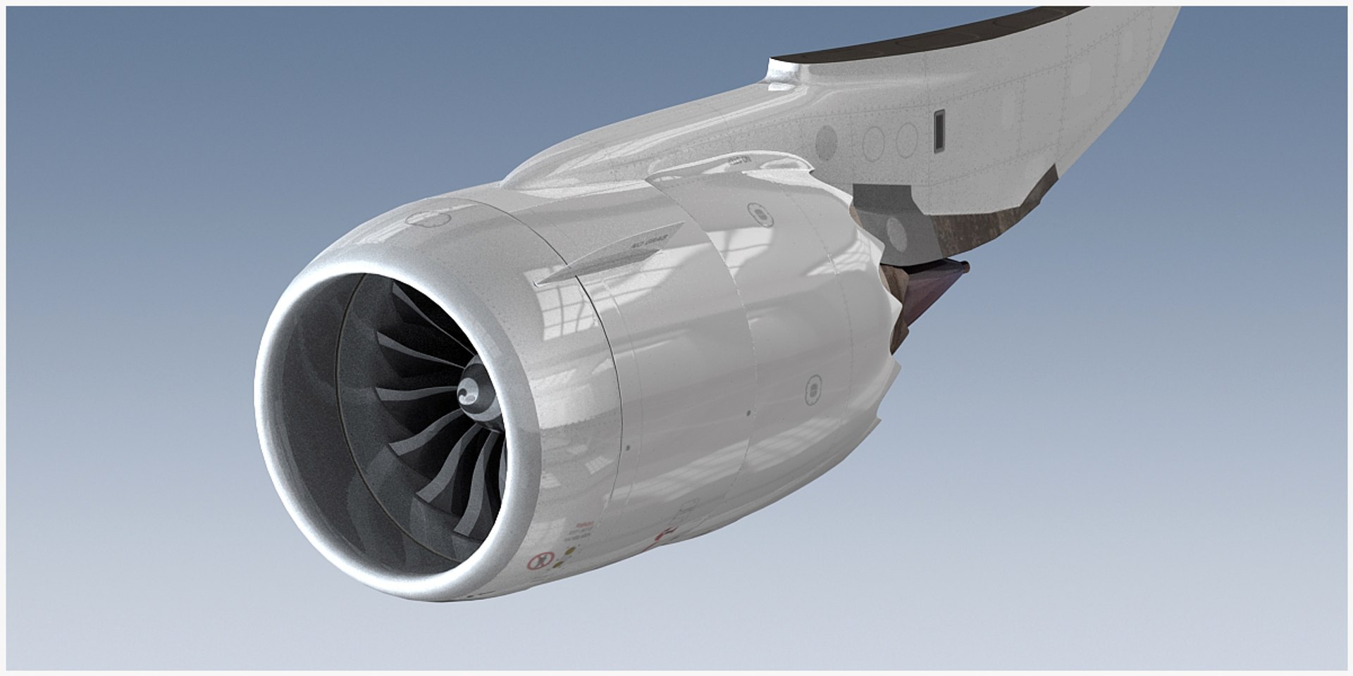3D Boeing 747-8 Engine - TurboSquid 1464252