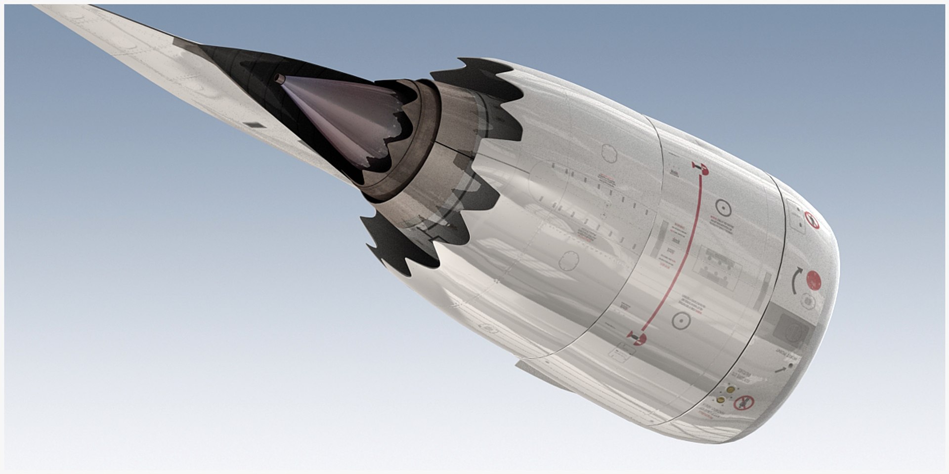 3D Boeing 747-8 Engine - TurboSquid 1464252