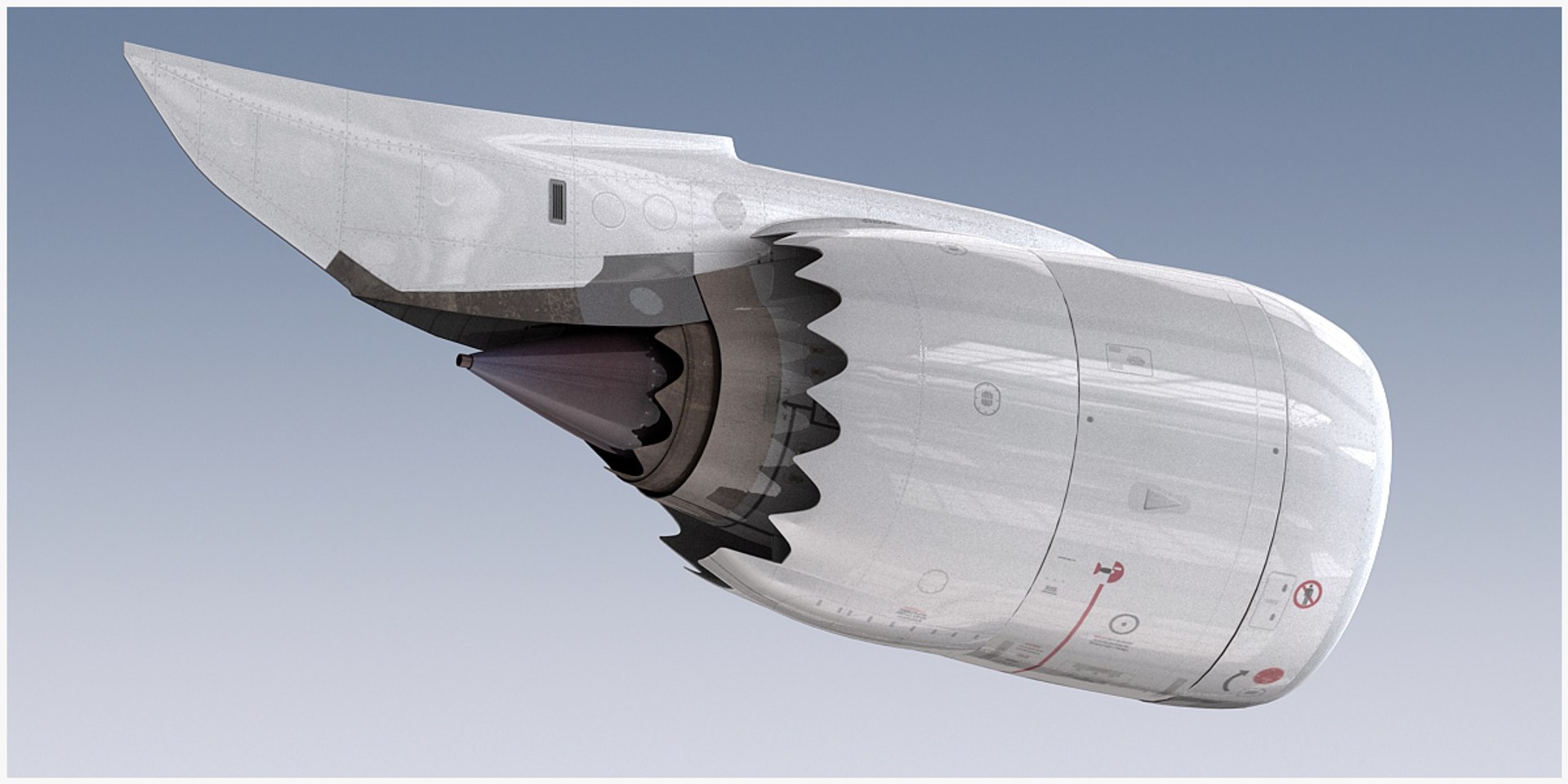 3D Boeing 747-8 Engine - TurboSquid 1464252