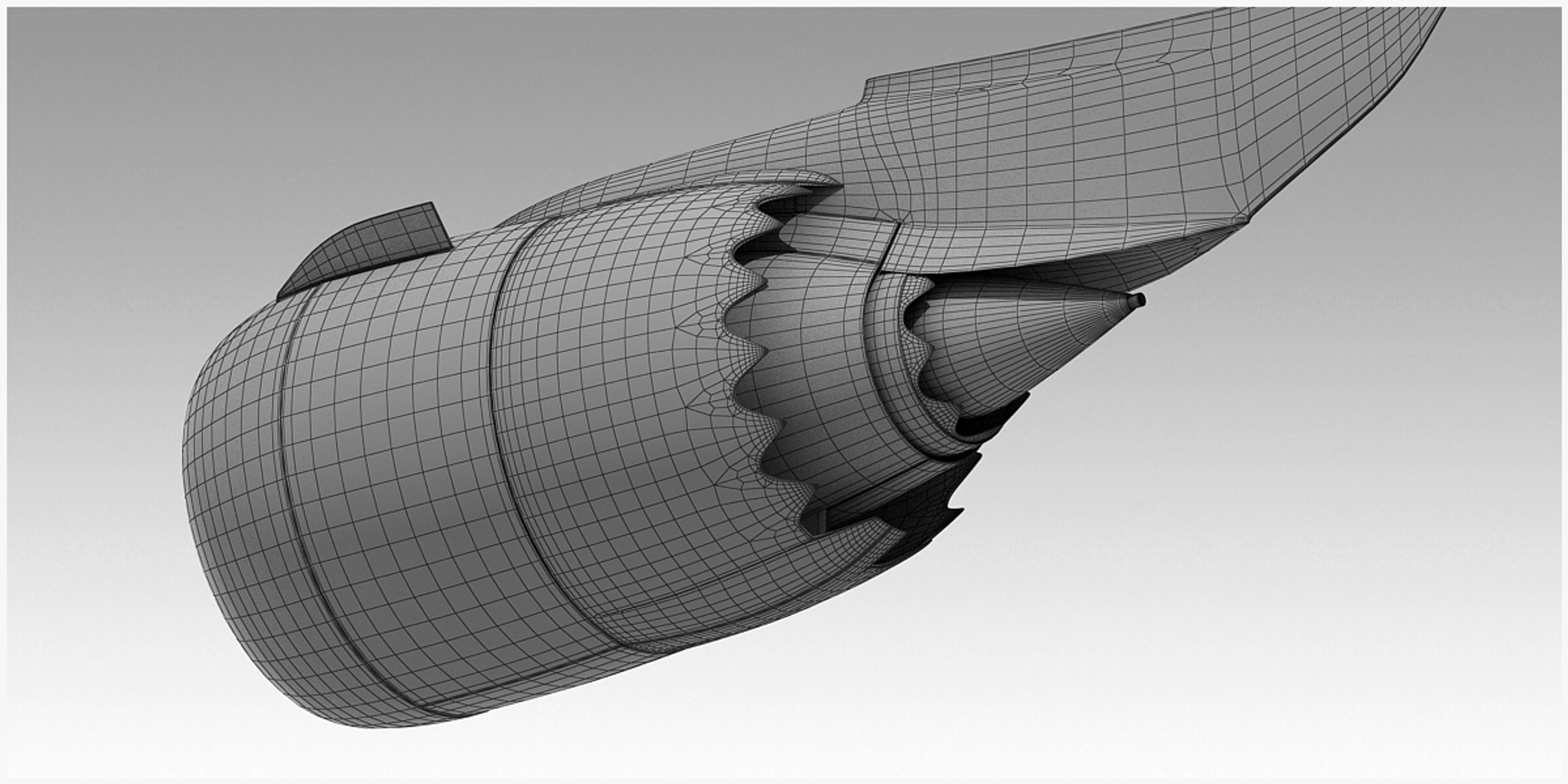 3D Boeing 747-8 Engine - TurboSquid 1464252