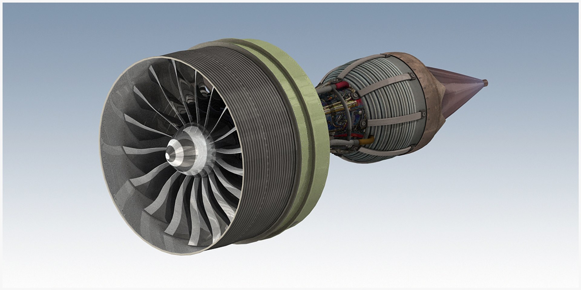 3D Boeing 747-8 Engine - TurboSquid 1464252