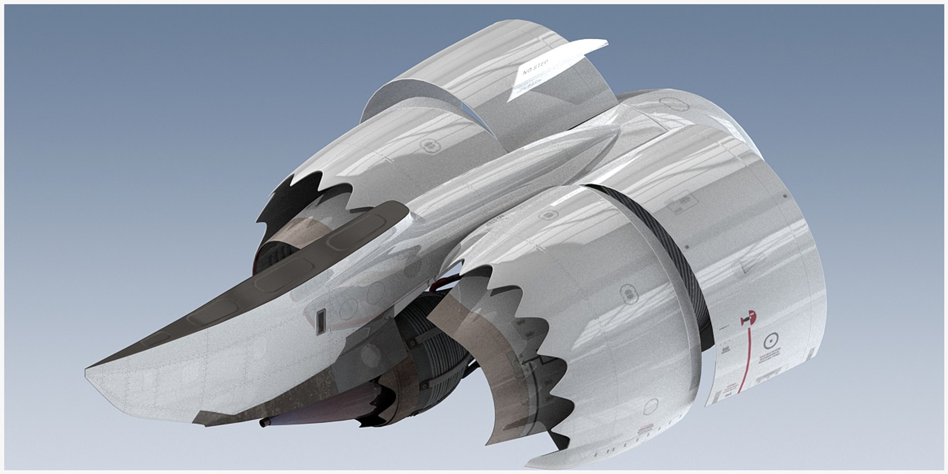 3D Boeing 747-8 Engine - TurboSquid 1464252