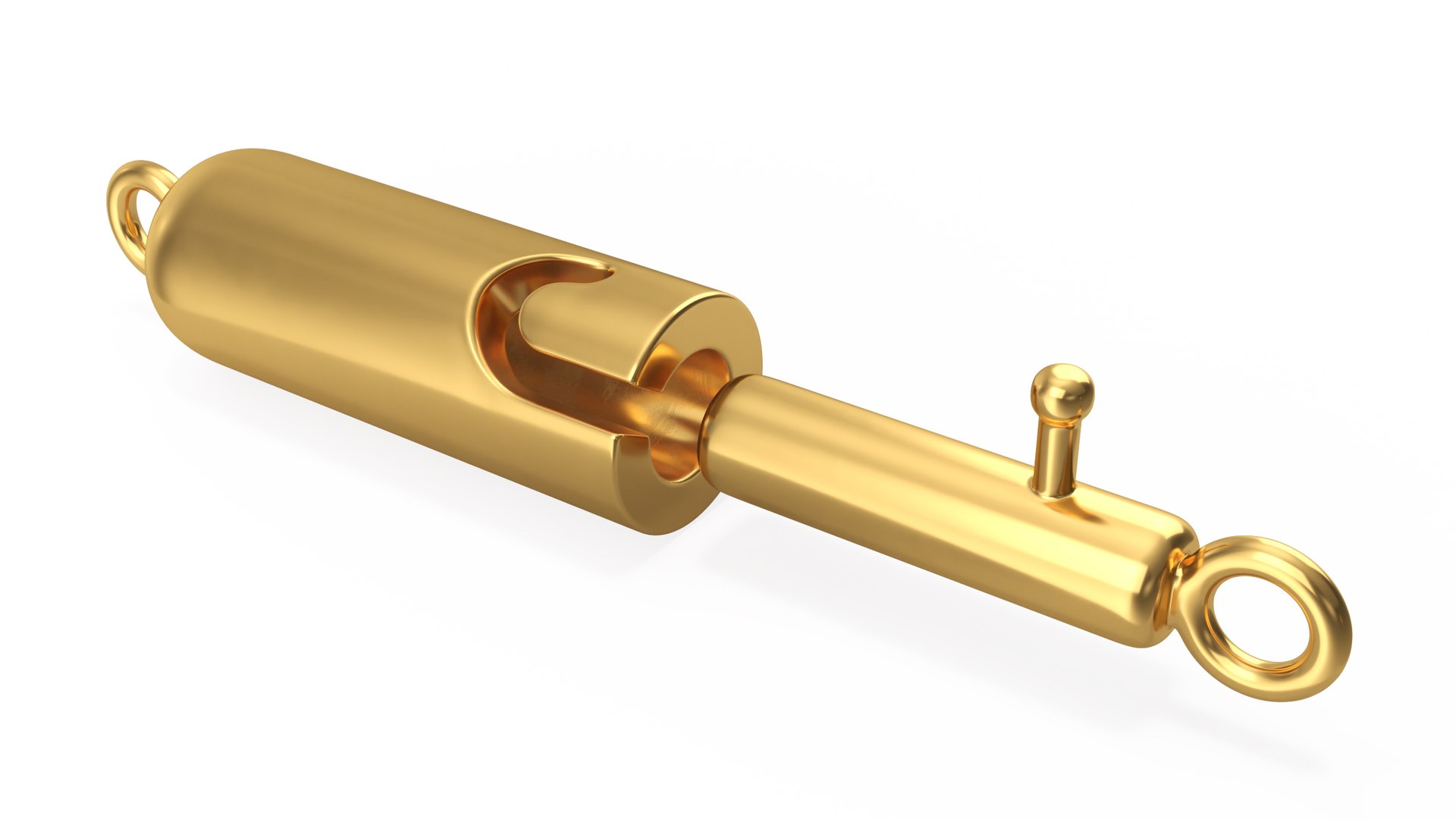 3D Gold Jewelry Clasps Collection Model - TurboSquid 2146101