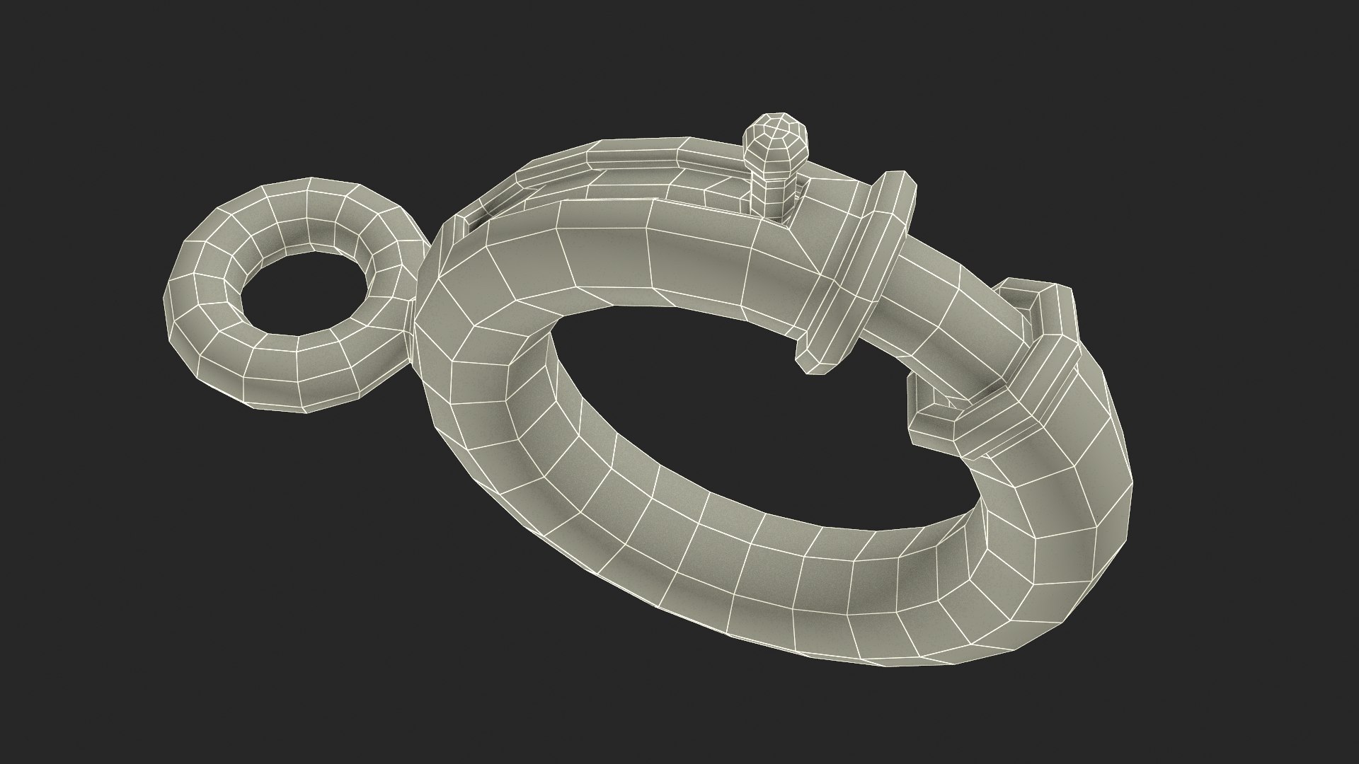 3D Gold Jewelry Clasps Collection model - TurboSquid 2146101