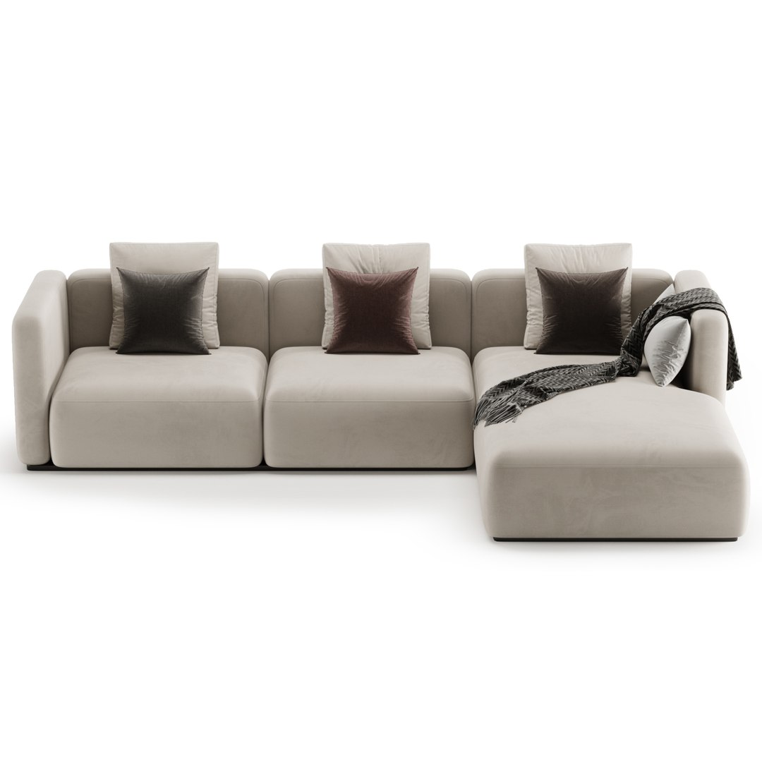 3D Shangai Sofa by Poliform model - TurboSquid 2099014