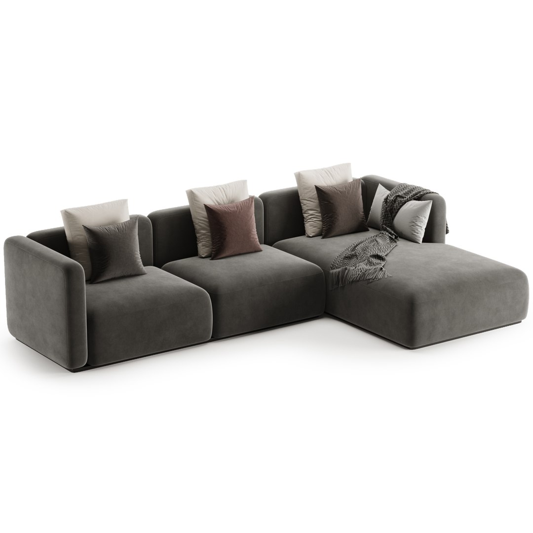 3D Shangai Sofa by Poliform model - TurboSquid 2099014